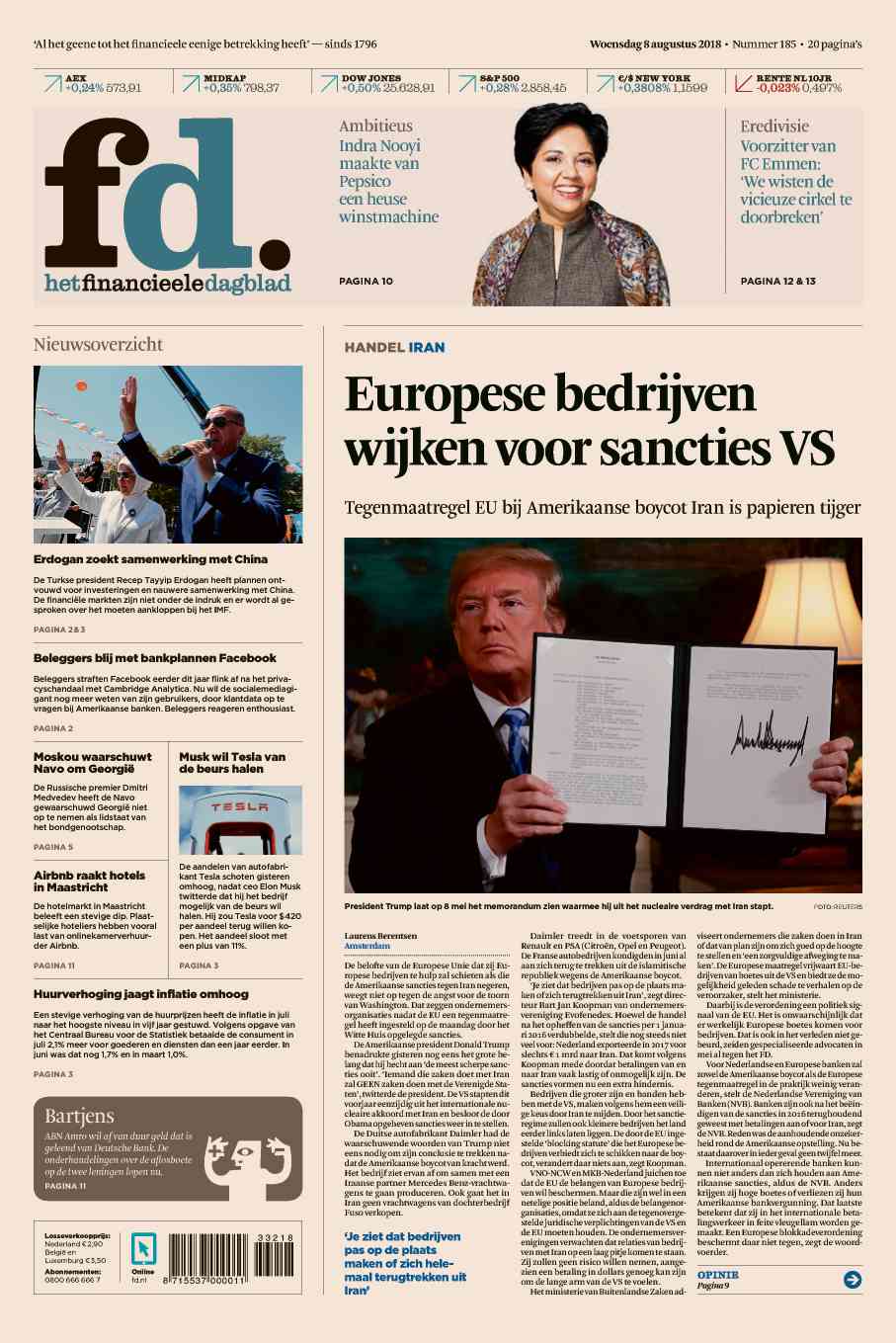 Krant | Het Financieele Dagblad