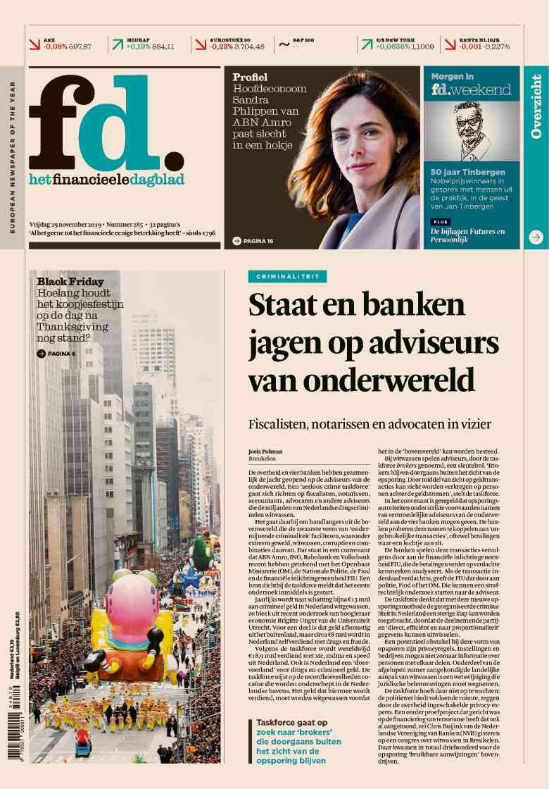 Krant | Het Financieele Dagblad
