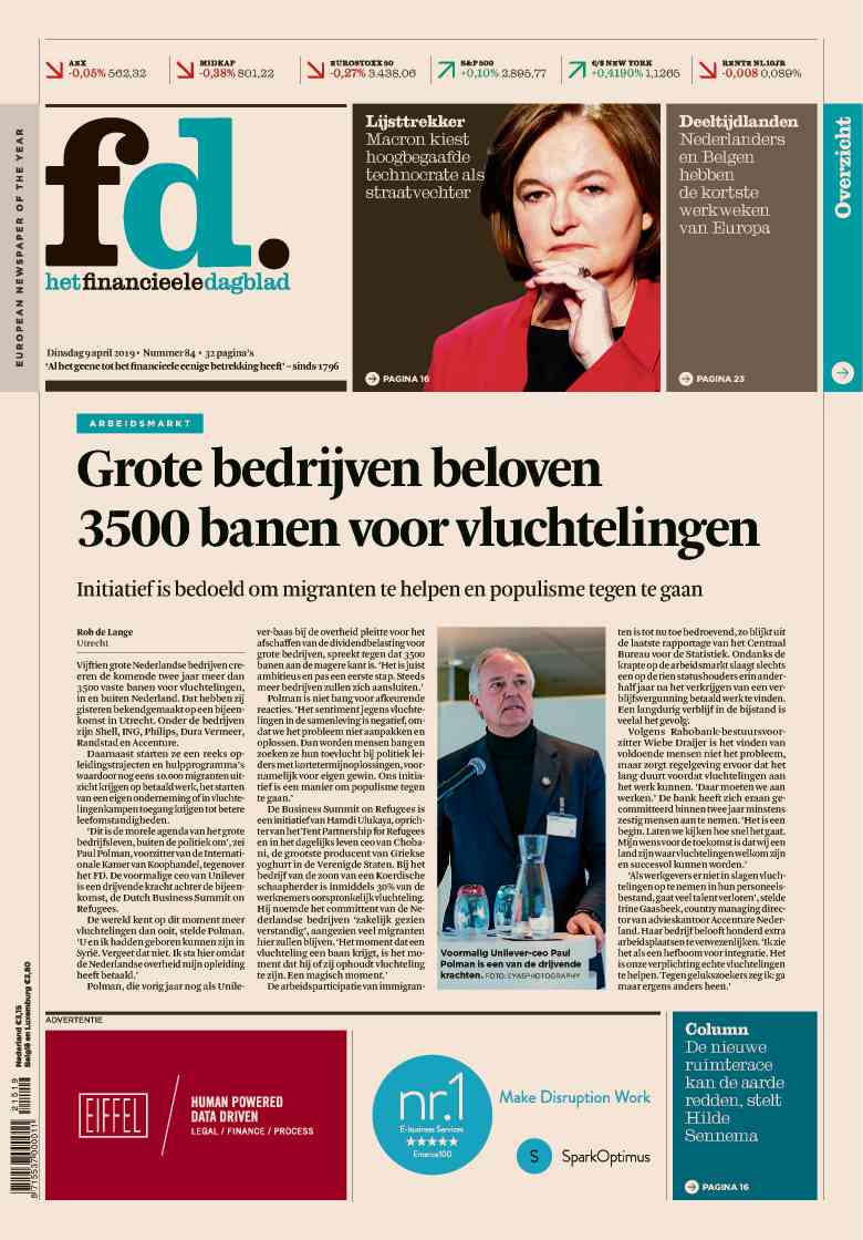 Krant | Het Financieele Dagblad