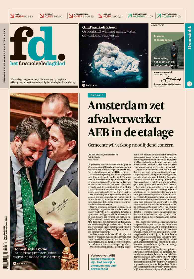 Krant | Het Financieele Dagblad