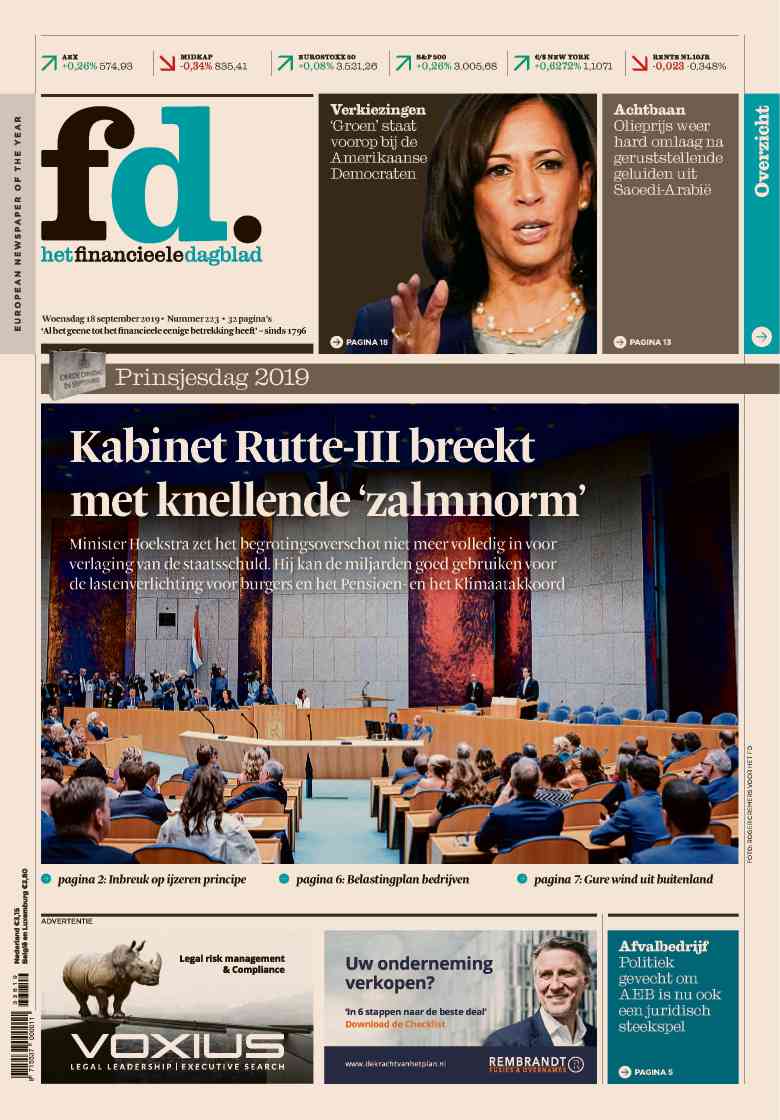 Krant | Het Financieele Dagblad